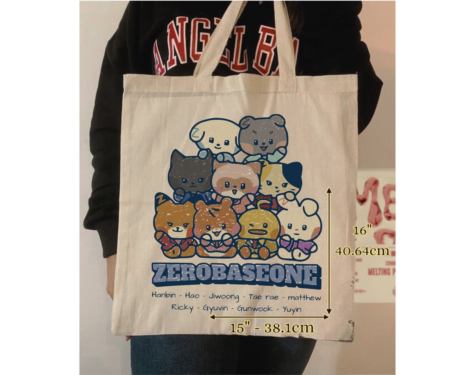 Zerobaseone Totebag, Zerobaseone Tote Bag, Zerobaseone Merch, Zb1 Merch ...