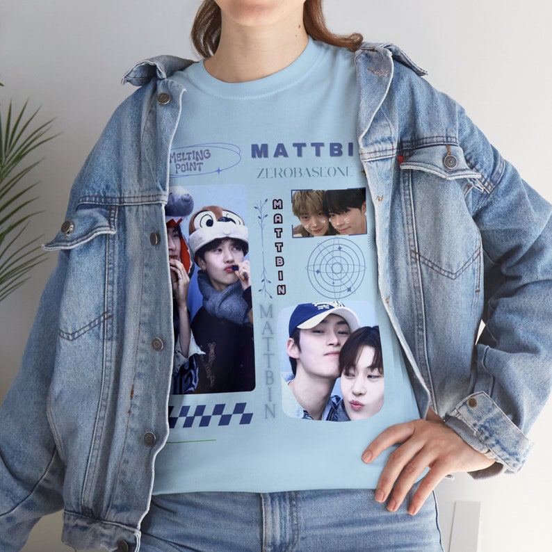 Zerobaseone Mattbin Kpop Tshirt, Tshirt Zerose, ZB1 Tshirt ...