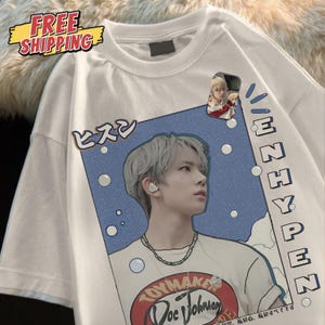 Enhypen Tshirt, Enhypen Merch, Enhypen Photocard, Heeseung, Sunghoon ...