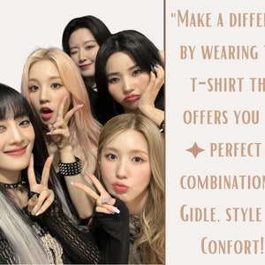 Gidle Super Lady Tshirt, Gidle Merch, Gidle Photocard, Neverland Tshirt ...