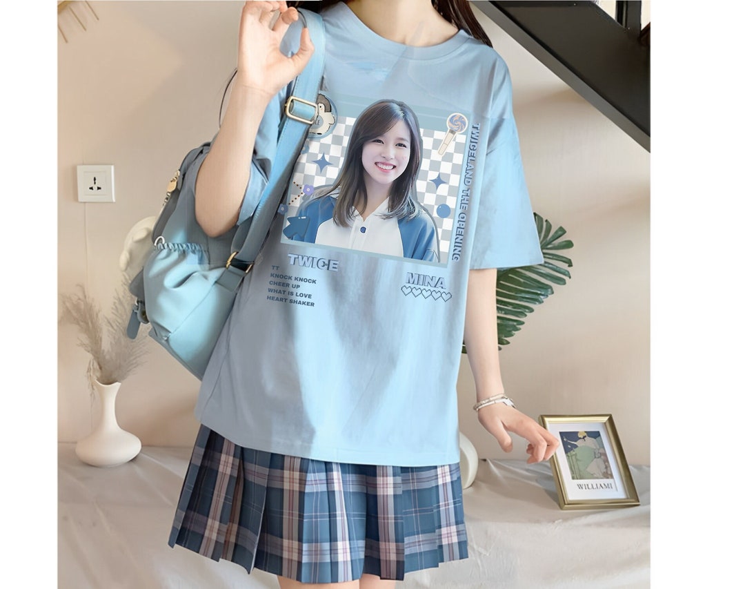 Twice Mina Cute Tshirt, Twice Mina, Nayeon, Mina, Yeongyeon, Momo, Sana ...