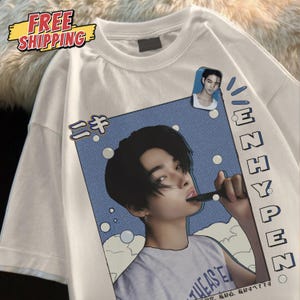 Enhypen Tshirt, Enhypen Merch, Enhypen Photocard, Heeseung, Sunghoon ...