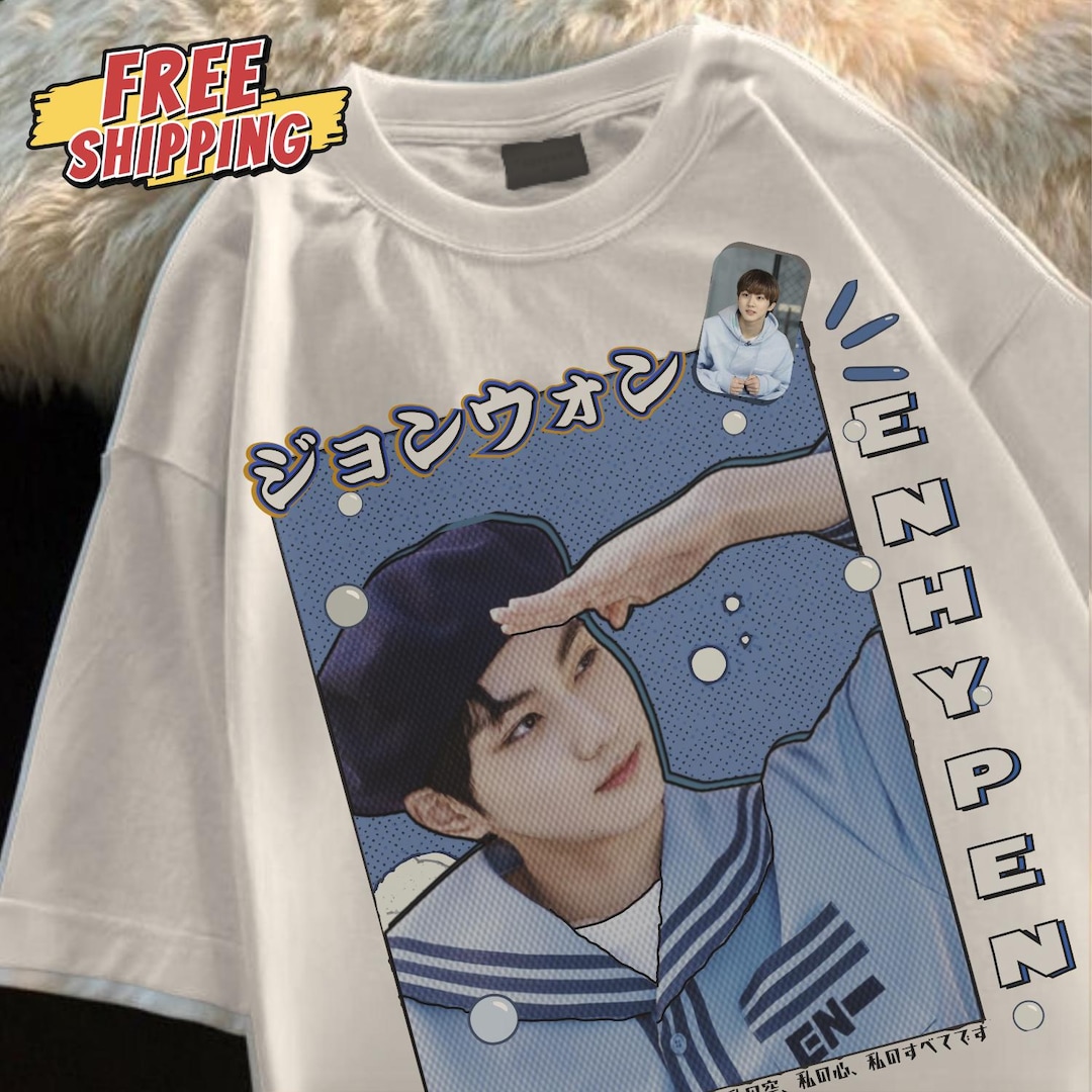 Enhypen Tshirt, Enhypen Merch, Enhypen Photocard, Heeseung, Sunghoon ...