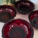 Vintage Avon Ruby Red Cape Cod Dessert or Fruit Bowl - Etsy