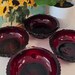Vintage Avon Ruby Red Cape Cod Dessert or Fruit Bowl - Etsy