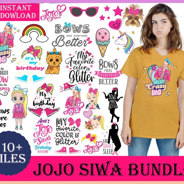 Jojo Siwa Svg - Etsy