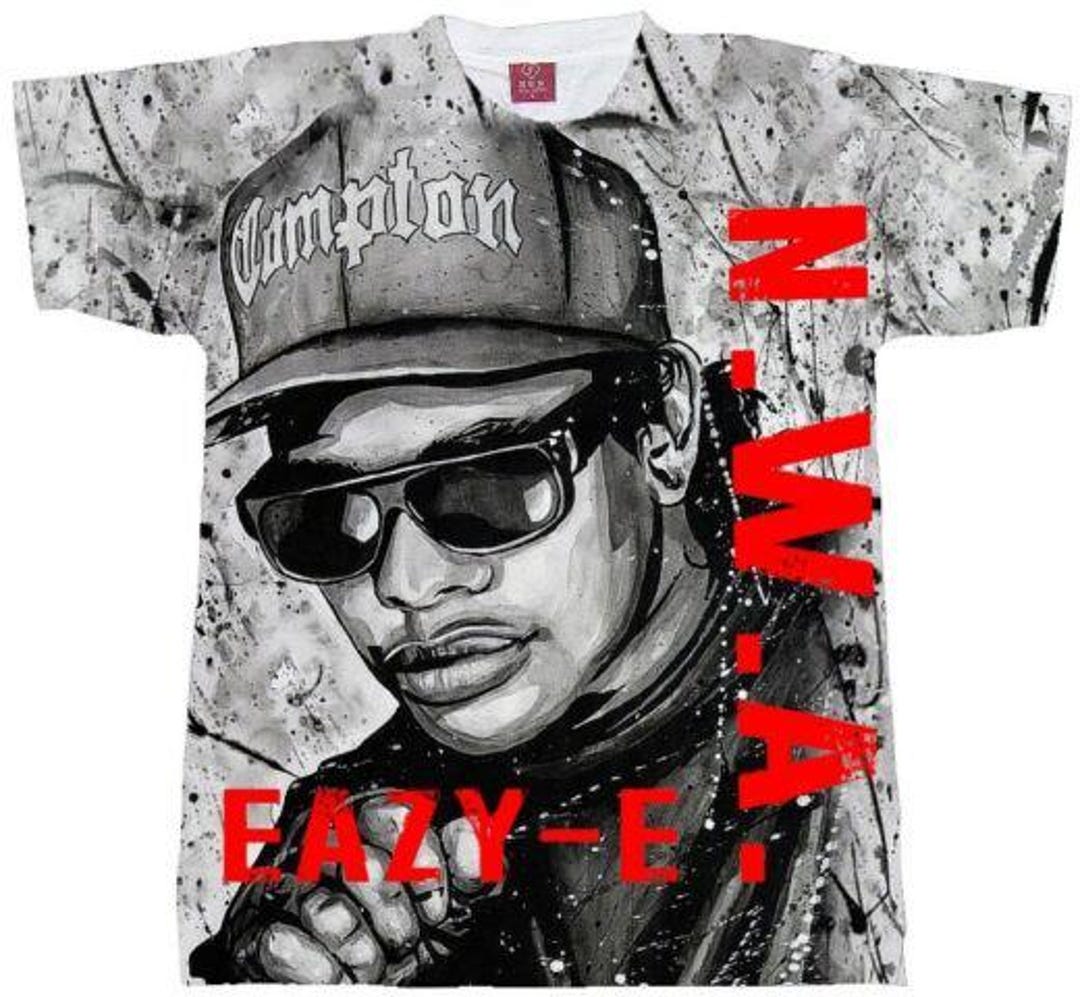 Eazy-e Classic Shirt NWA Ice Cube Dr. Dre Compton West Coast Snoop Tupac Old School Hip Hop ...