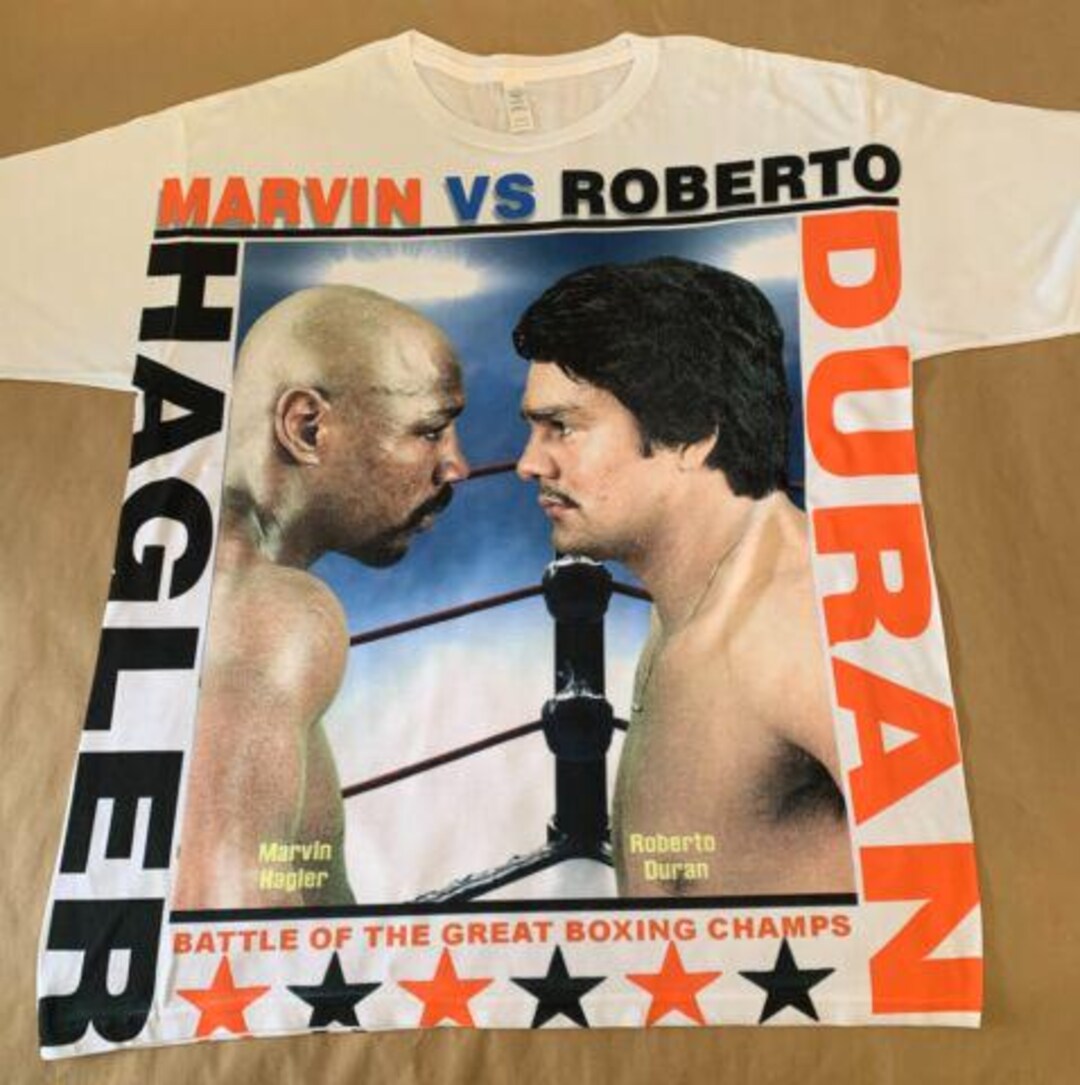 Marvelous Marvin Hagler VS. Robert0 Dur@n Shirt Boxing Championship ...