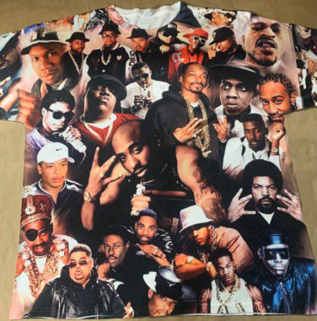 Hip Hop Legends Shirt Collage Old School Rap Hip Hop - Etsy