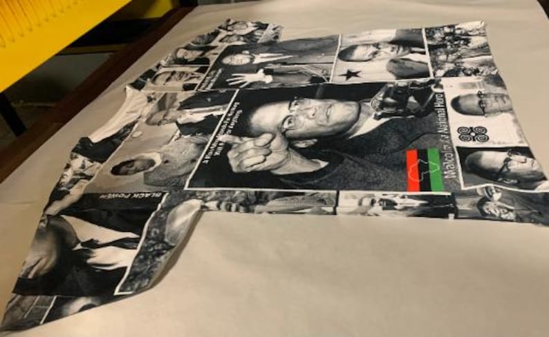Malcolm X Collage Black and White Photos Shirt Martin Luther King Huey ...