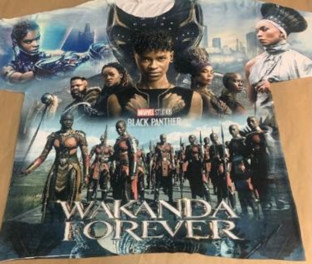 Bl@ck P@nther W@kanda Forever Movie Shirt Black Women Action Suspense ...