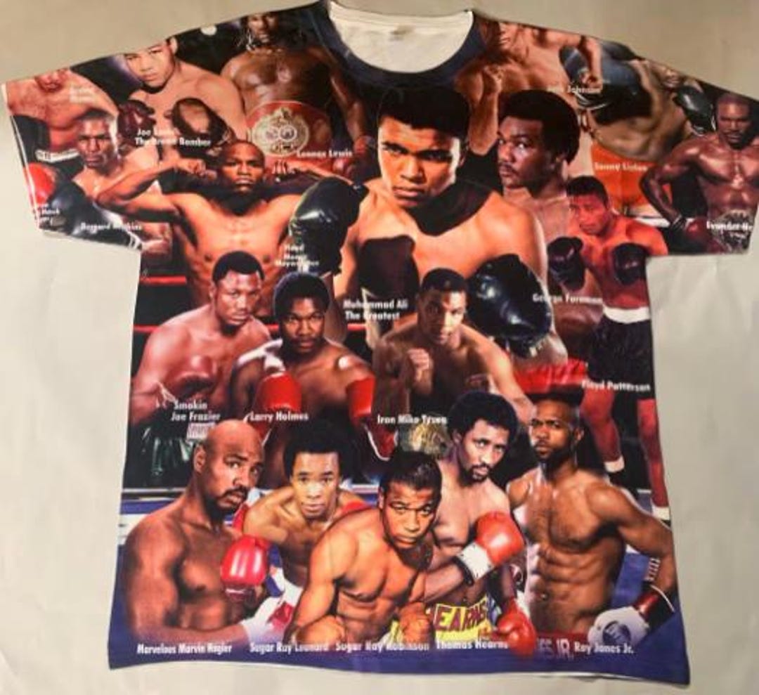 Greatest Champion Boxers Muhammad Ali George Joe Frazier Collage Shirt ...