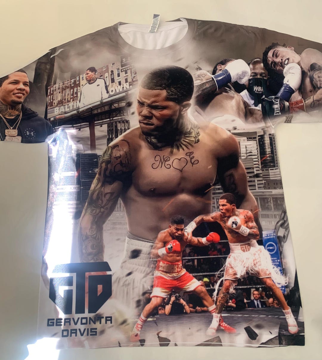 Gerv0nt@ T@nk D@vis Shirt Boxing Championship Mayweather Joe Frazier ...