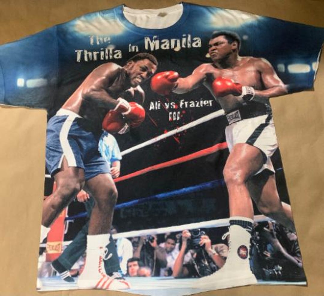 Muhammad Ali VS Joe Frazier Boxing Shirt Thrilla in Manila Juneteenth ...