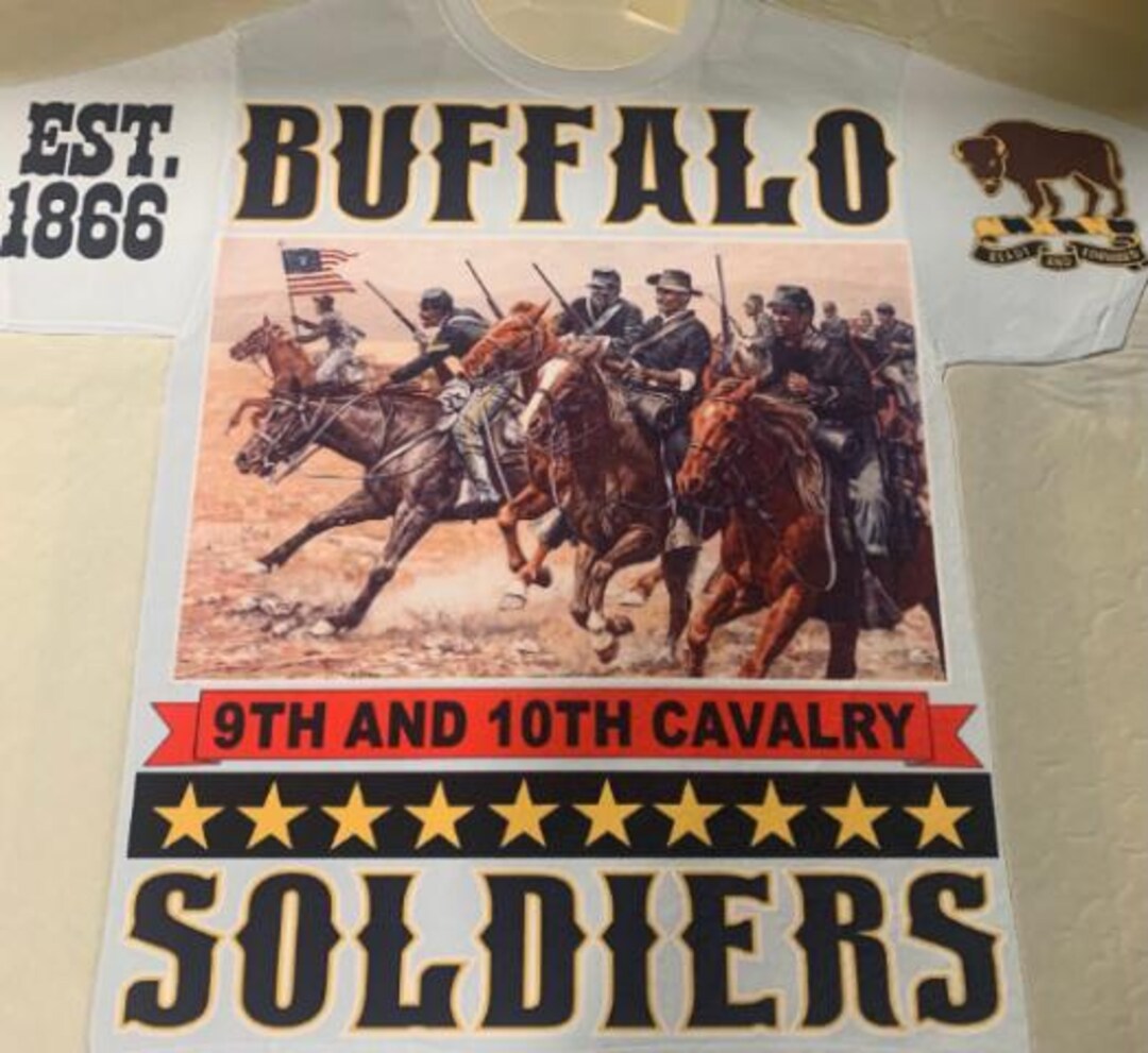 Buffalo Soldiers 9th and 10th Cavalry Shirt Vintage Juneteenth Black ...