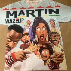 M@rt!n TV Show Wazzup Shirt Comedy Sitcom Black History Month 90's ...