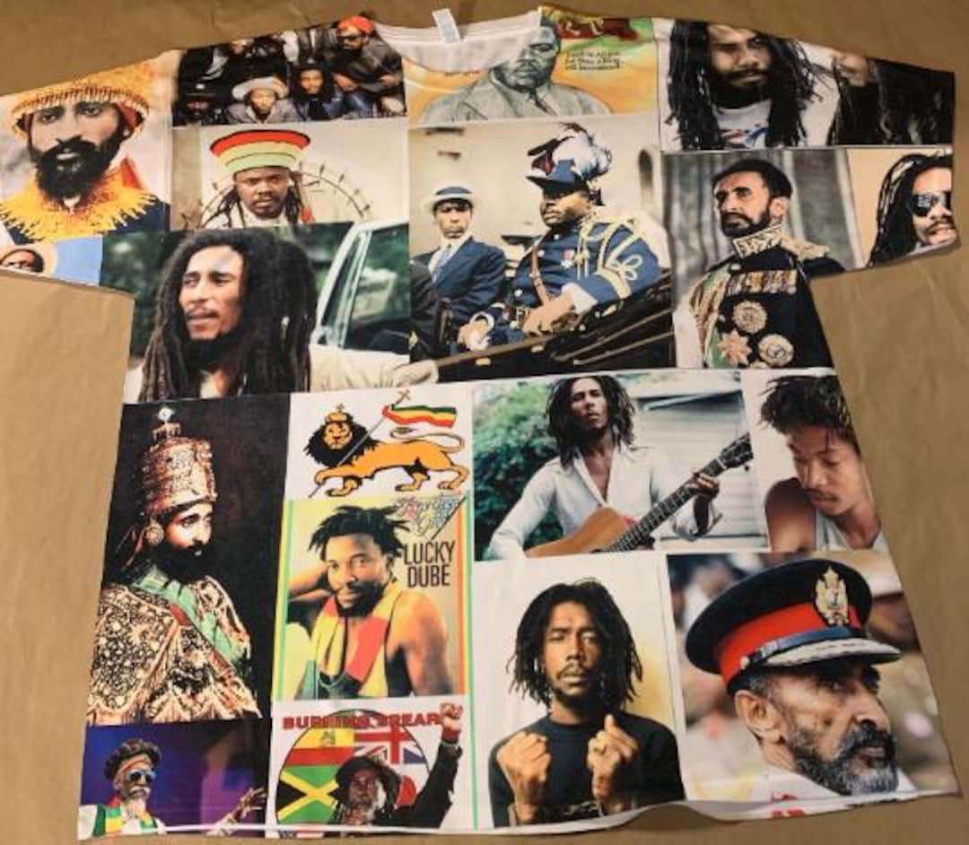 RASTA FAMILY Shirt West Indies Rastafari Jamaica Africa Caribbean ...