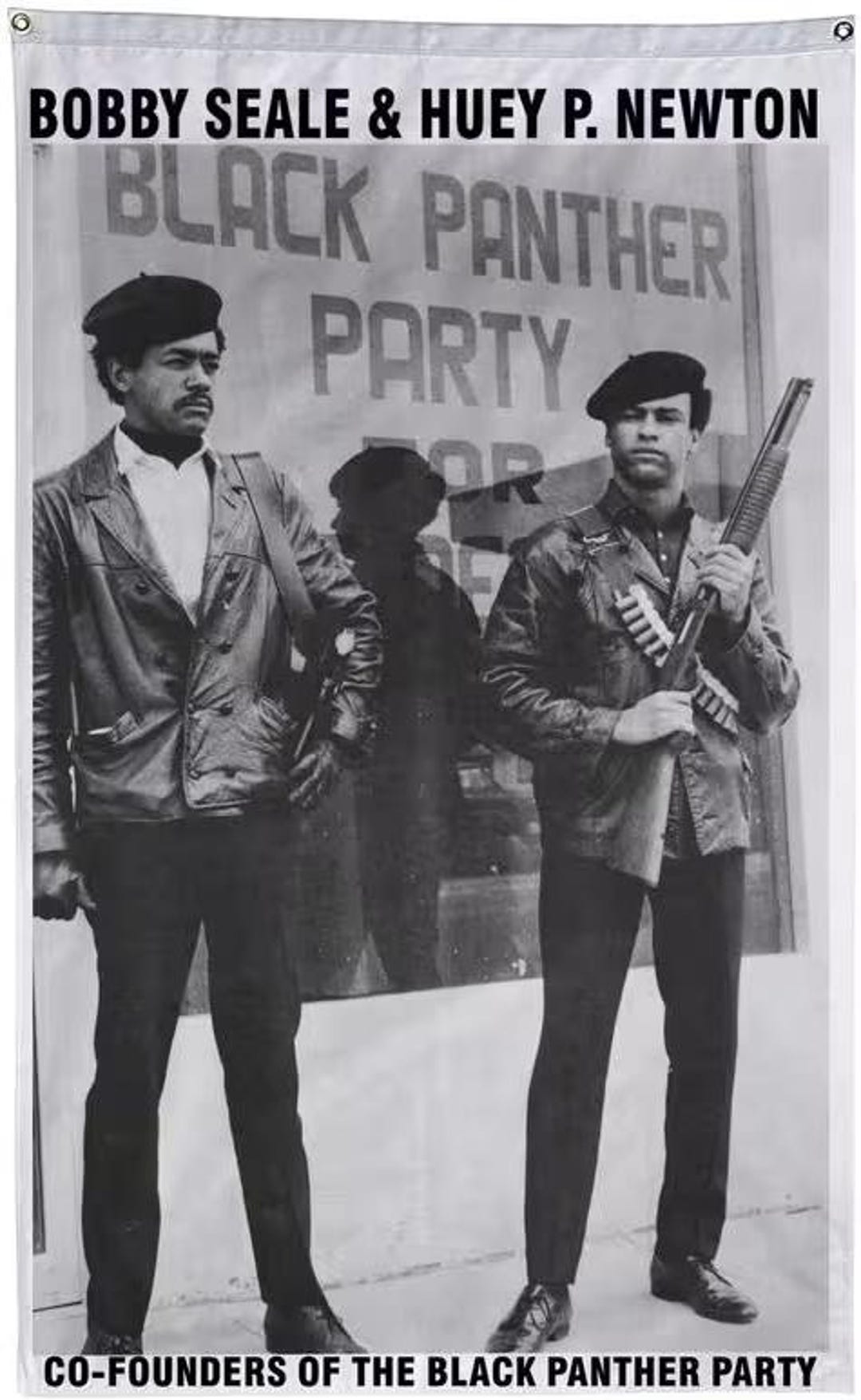 Black Panther Party Flag 3 FT X 5 FT Huey P. Newton Bobby Seale by Any ...