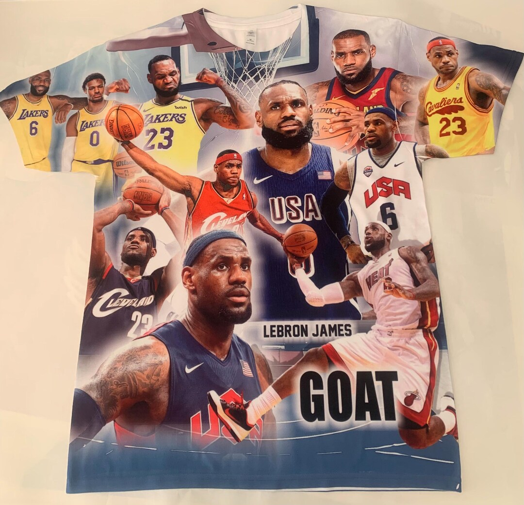 Lebr0n J@mes Collage Shirt GOAT Sports Basketball Black History Month ...