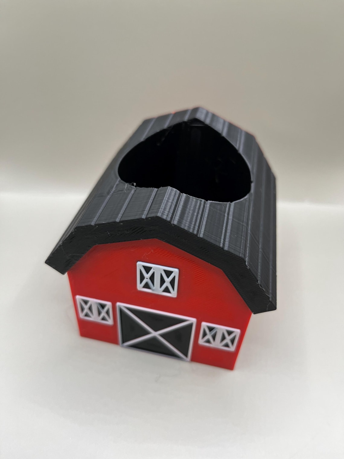 3D Printed Decorative Barn: Farmhouse Decor (3x3x2 Inches) - Etsy