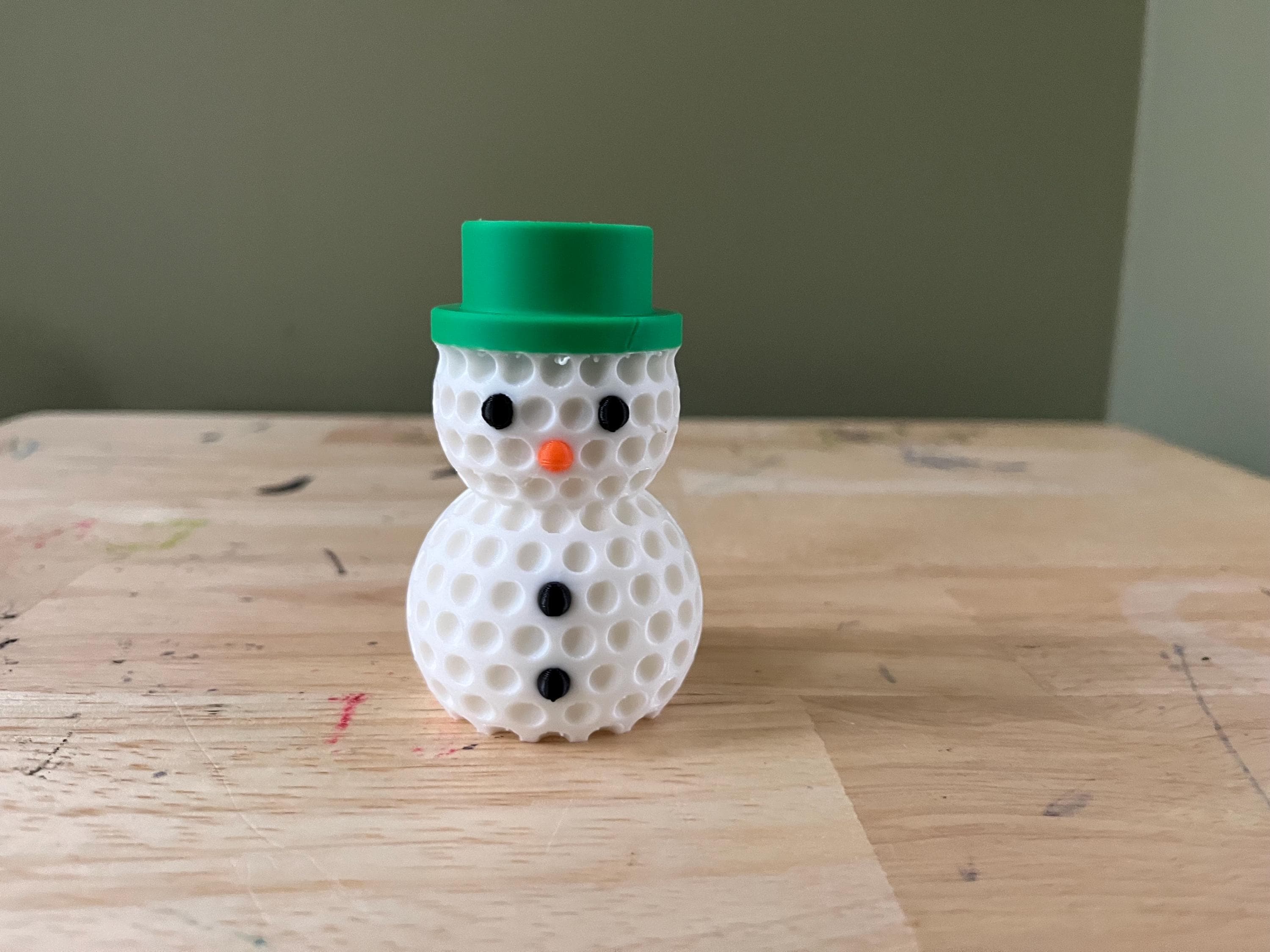 Golf Ball - Snowman - Etsy