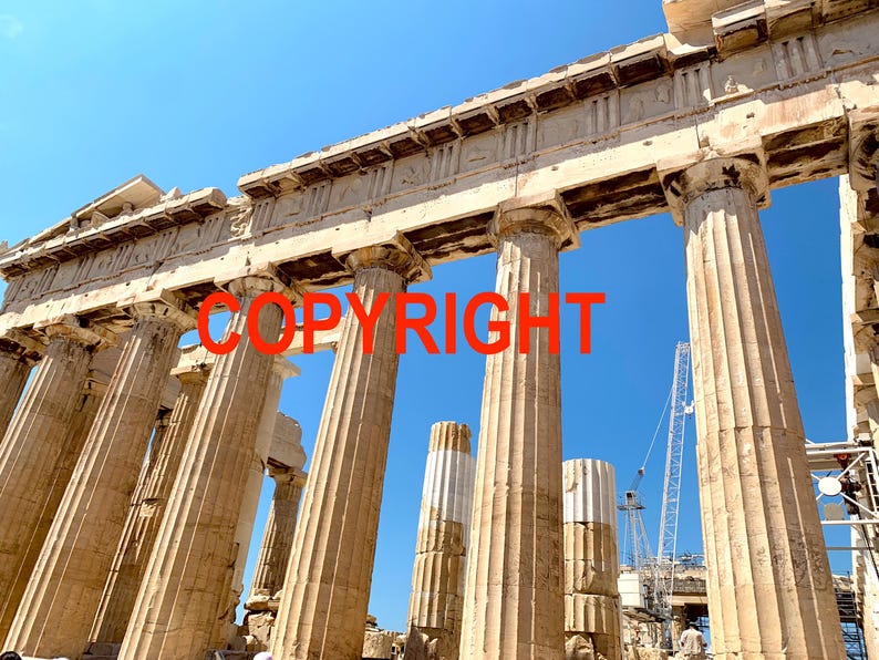 The Parthenon - Athens, Greece Poster - Etsy