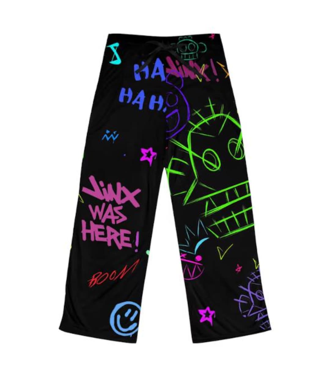 Jinx Arcane Pajama Pants Cozy Lounge Pants for Fans Stylish Sleepwear ...