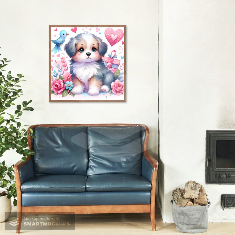 Puppy Valentine's Day - Etsy