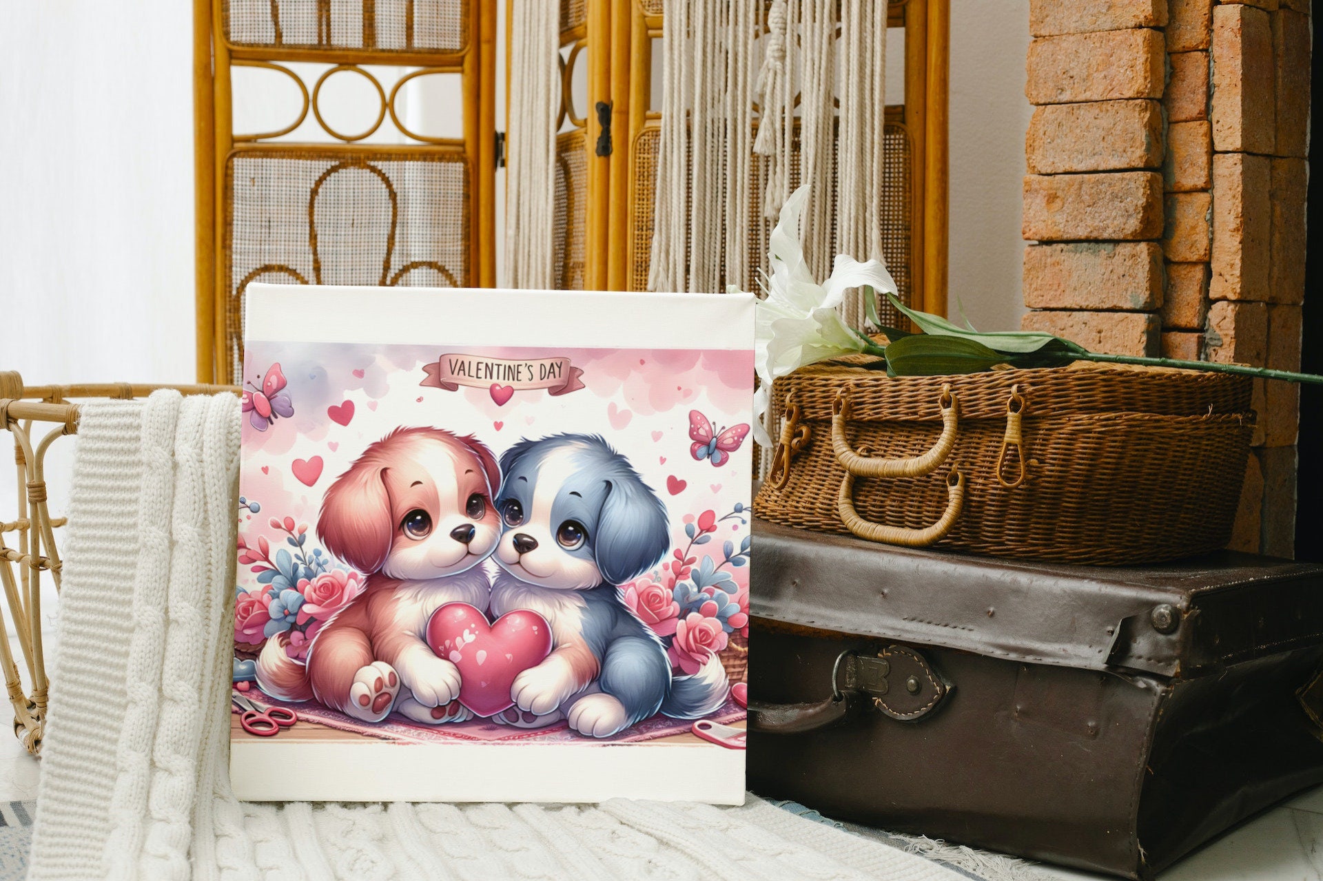 Puppy Valentine's Day - Etsy