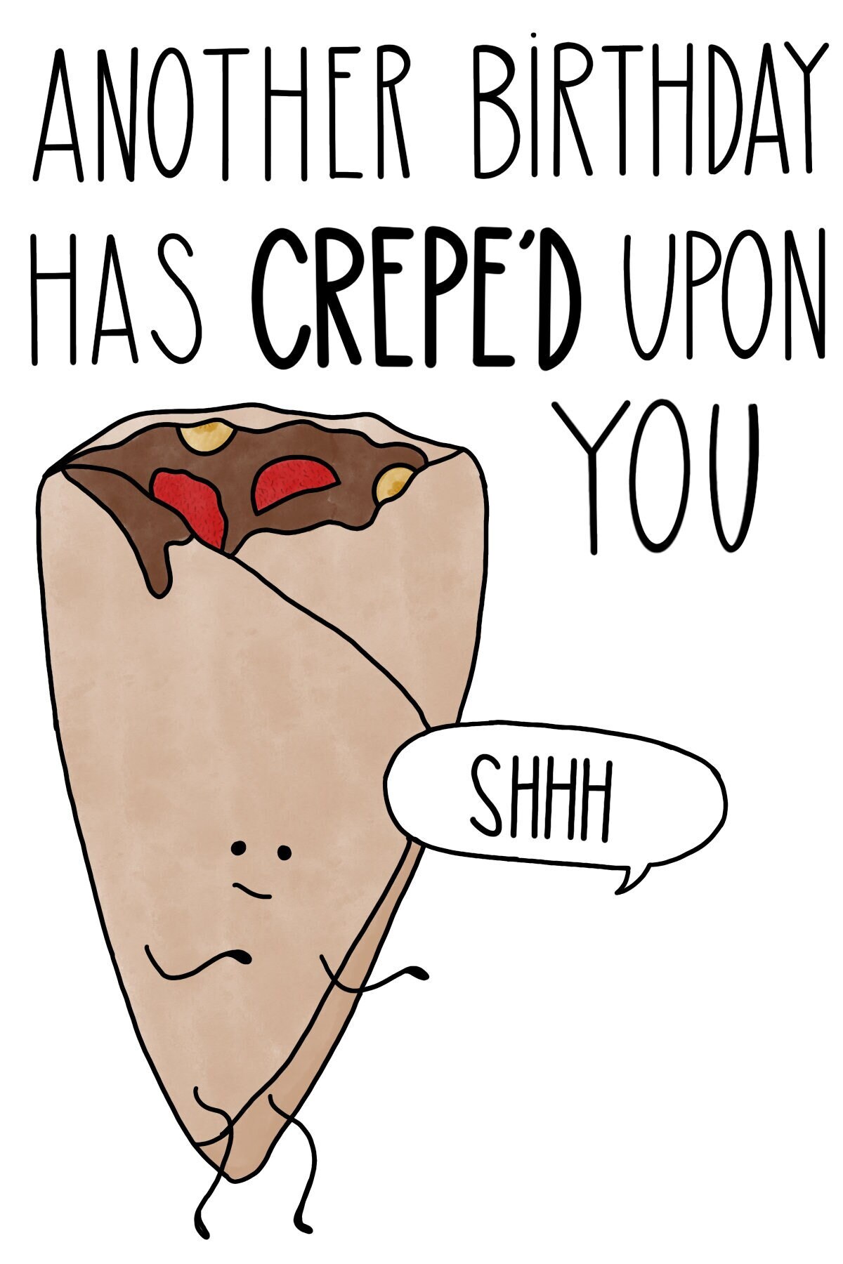 Printable Punny Birthday Card - Etsy