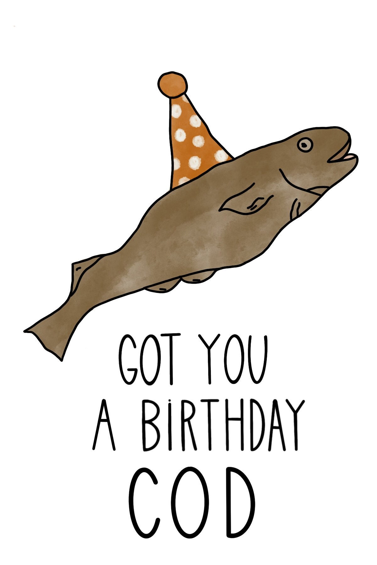 Printable Punny Birthday Card - Etsy
