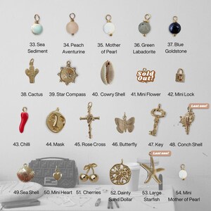 Build Your Own Dainty Charm Necklace Customizable Charm Necklace Custom ...