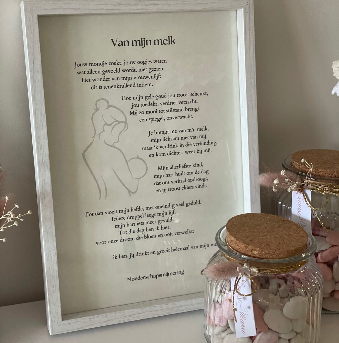 Of My Milk Printable Poem - Etsy