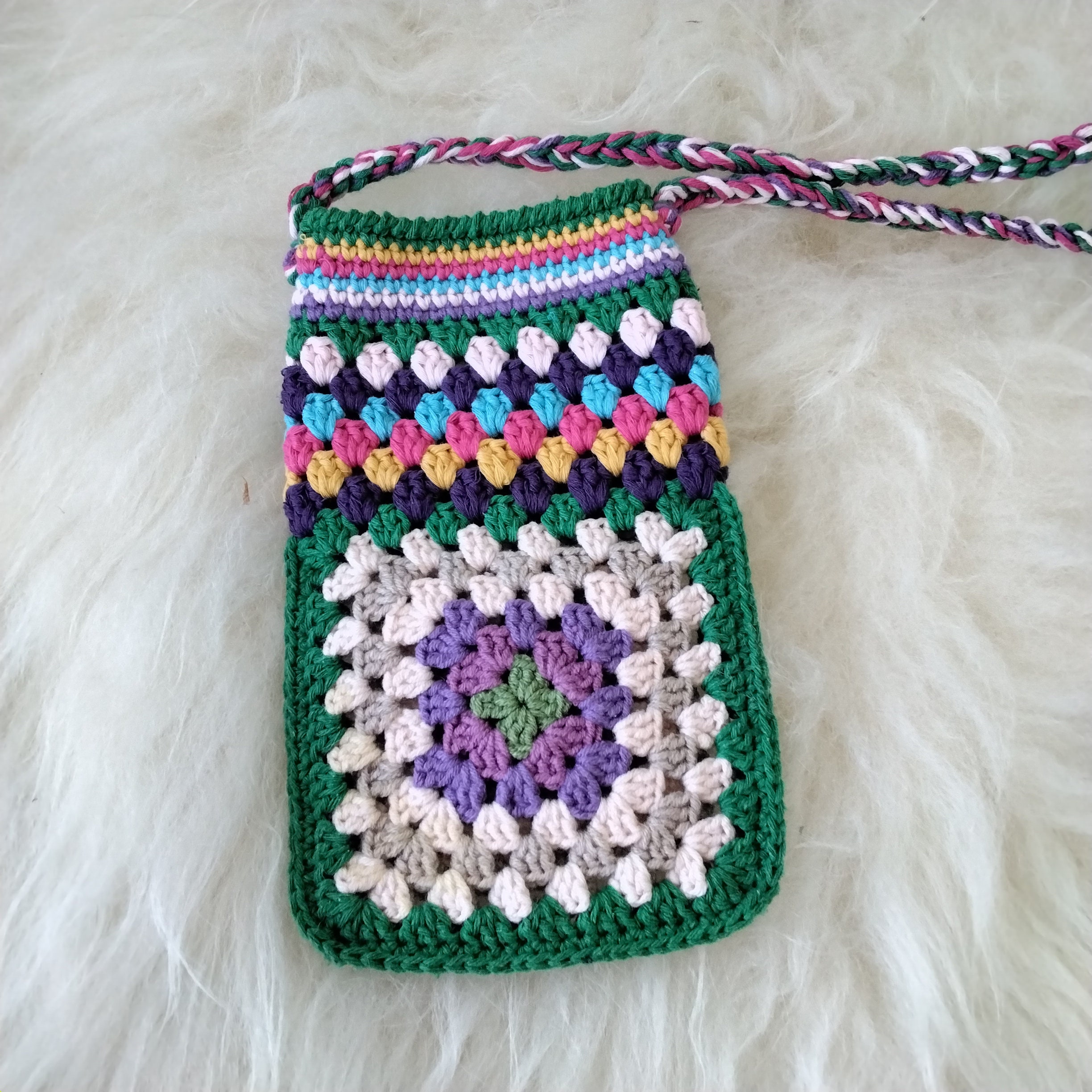Where Fashion, Style, and Colors Meet: Crochet Phone Bag. Carry Your ...