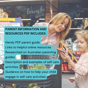 Self-care Checklist for Pre-school and School Aged Girls From 3-9yrs ...