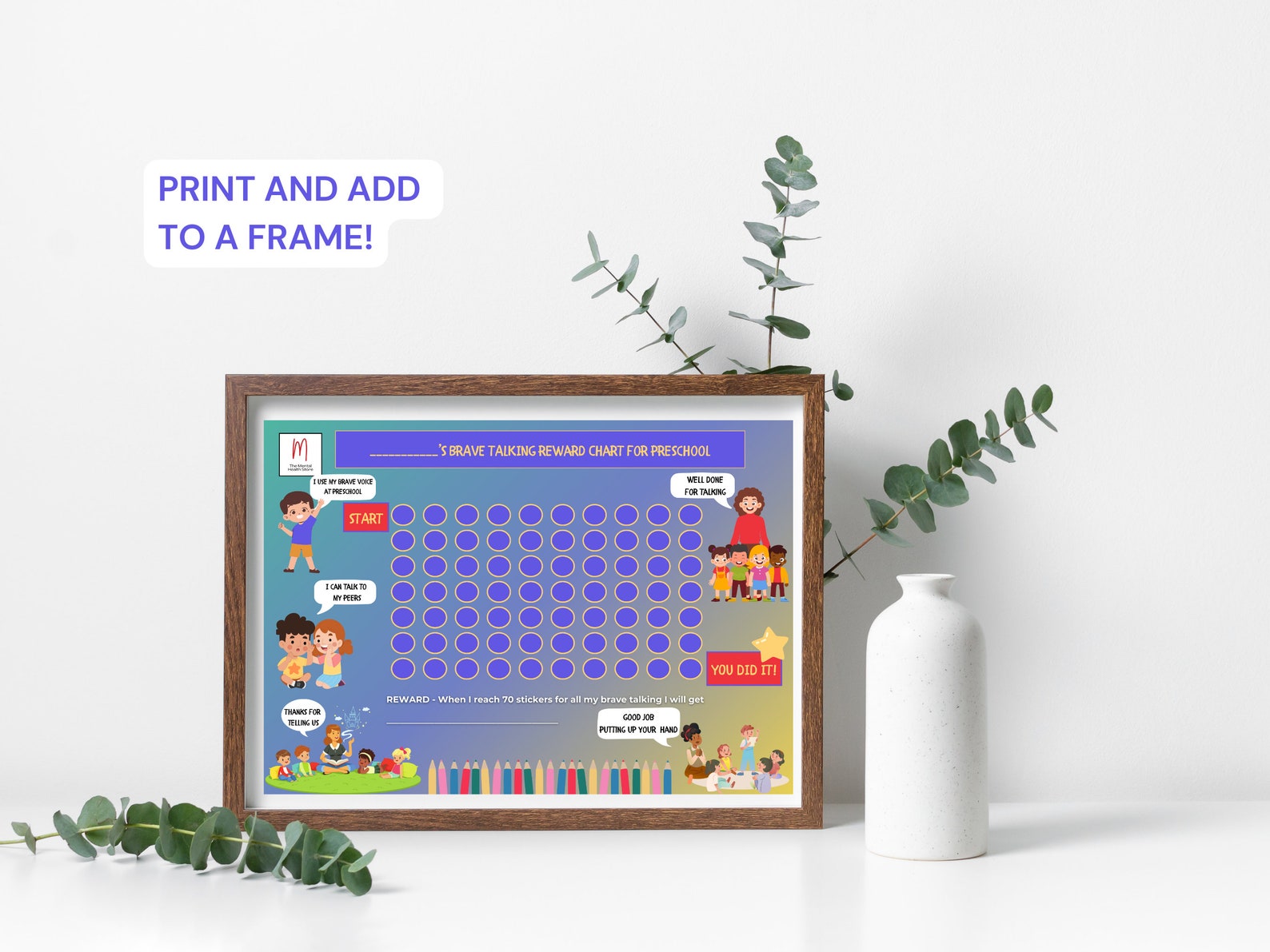 Brave Talking Reward Chart for Preschool Boys Aged 3-5, Selective ...