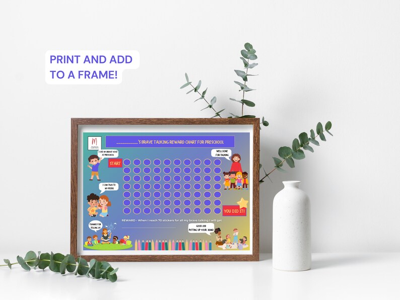 Brave Talking Reward Chart for Preschool Boys Aged 3-5, Selective ...