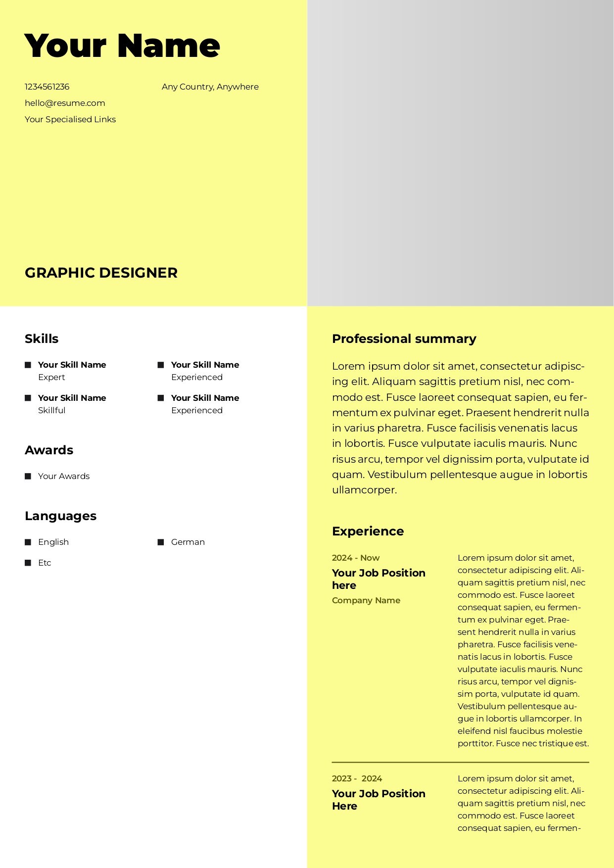 Professional Resume Formatting Service - Stand Out With Customized ...