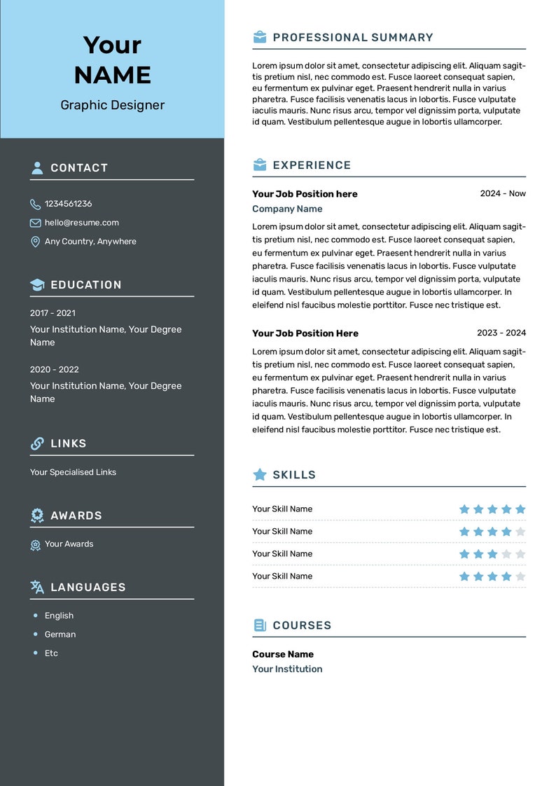 Professional Resume Formatting Service - Stand Out With Customized ...