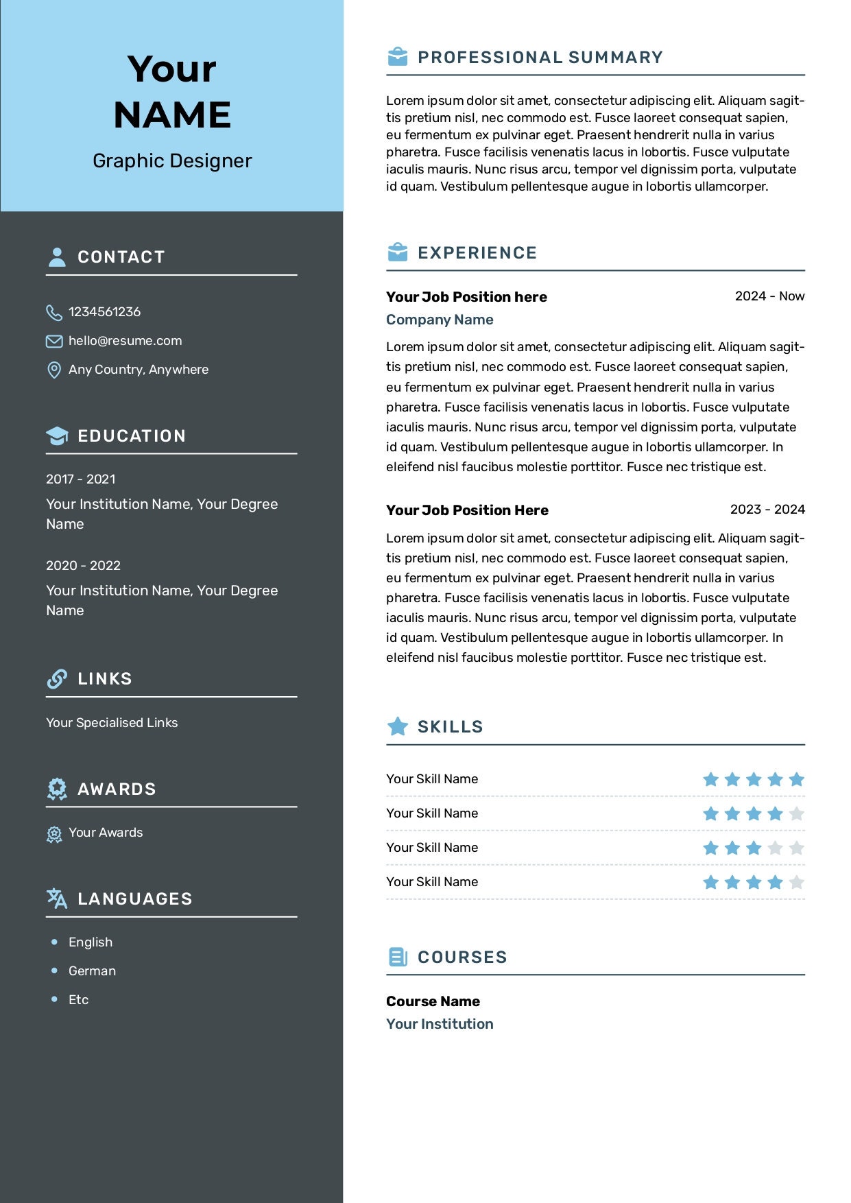Professional Resume Formatting Service - Stand Out With Customized ...