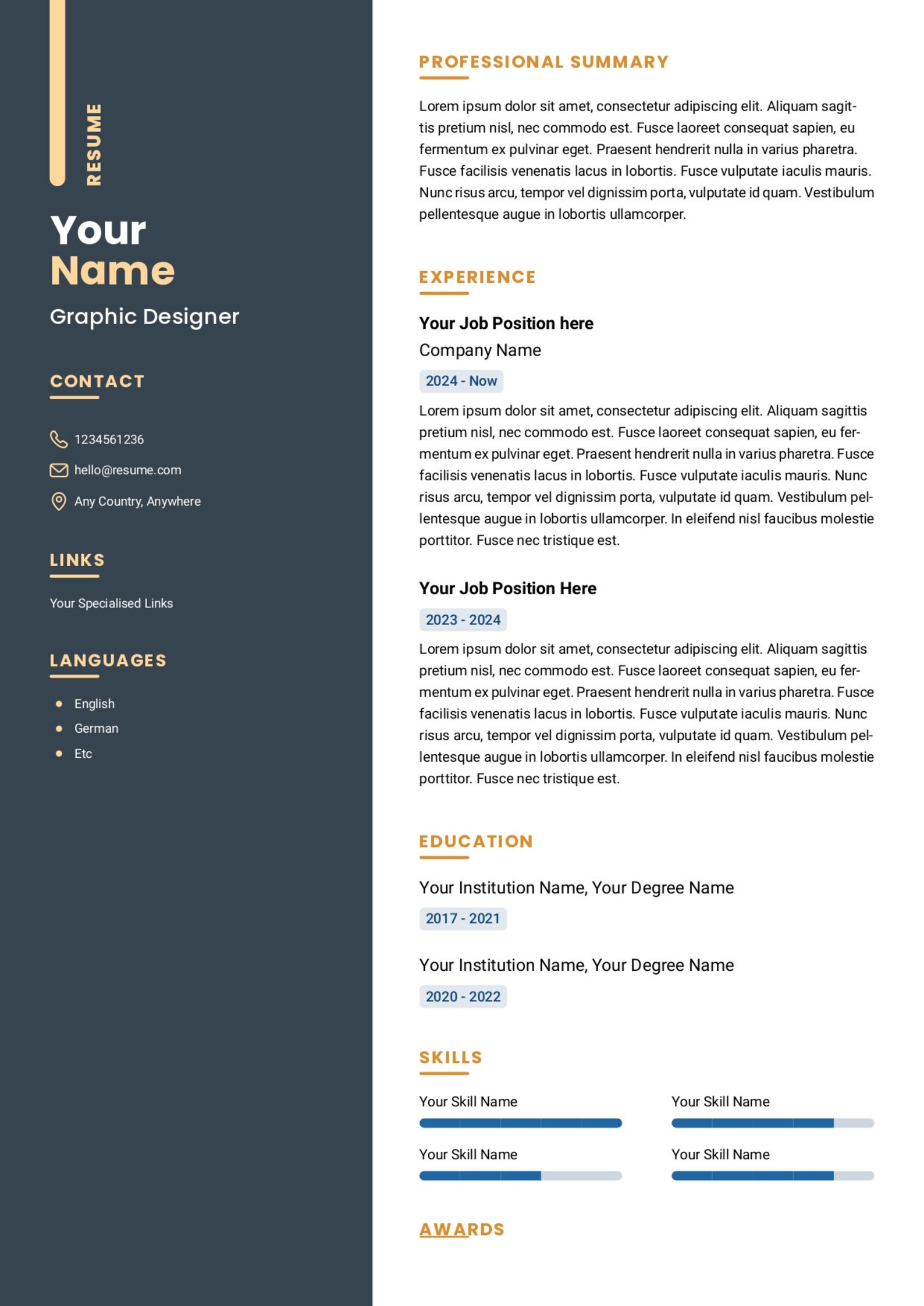 Professional Resume Formatting Service - Stand Out With Customized ...