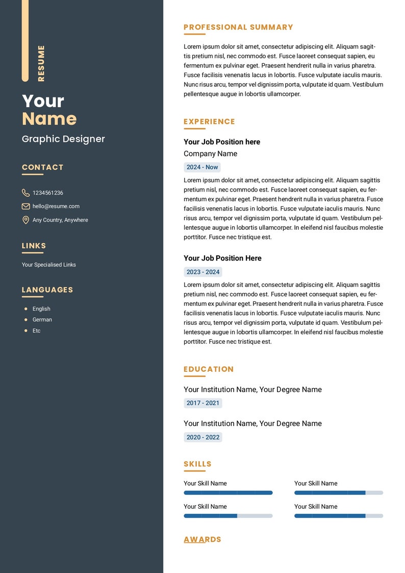 Professional Resume Formatting Service - Stand Out With Customized ...