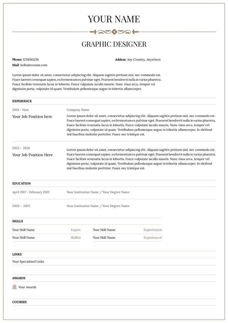 Professional Resume Formatting Service - Stand Out With Customized ...