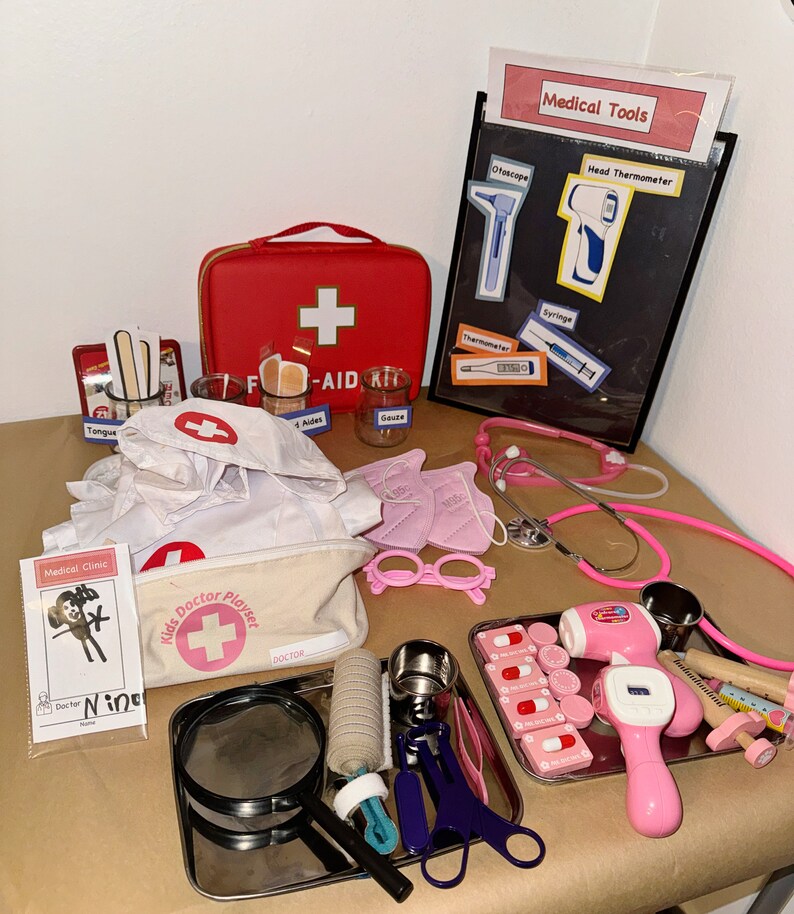 Doctor's Office Pretend Play Set Up - Etsy