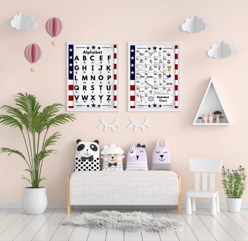 ABC Charts, Alphabet Charts,preschool,pre-k Activities, Homeschool ...