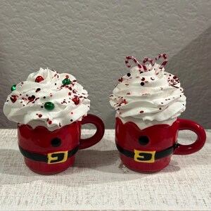 Christmas Hot Chocolate Mug-christmas Fake Bake Mugs-winter Mugs-winter ...