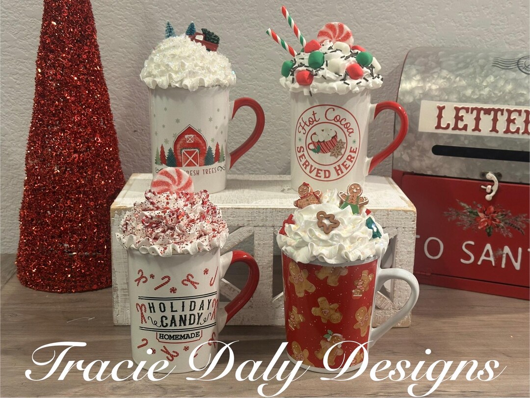 Christmas Mugs-christmas Fake Bake Mugs-christmas Time-winter Mugs ...