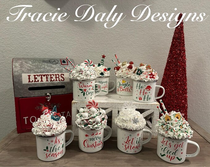 Christmas Let It Snow Fake Bake Mugs-winter Fake Bake Mug-let It Snow ...