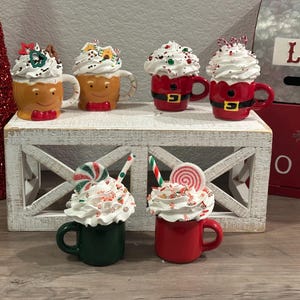 Christmas Hot Chocolate Mug-christmas Fake Bake Mugs-winter Mugs-winter ...