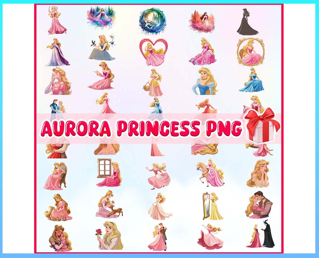 Aurora Png, Sleeping Beauty Clipart, Princess Png, Instant Download ...